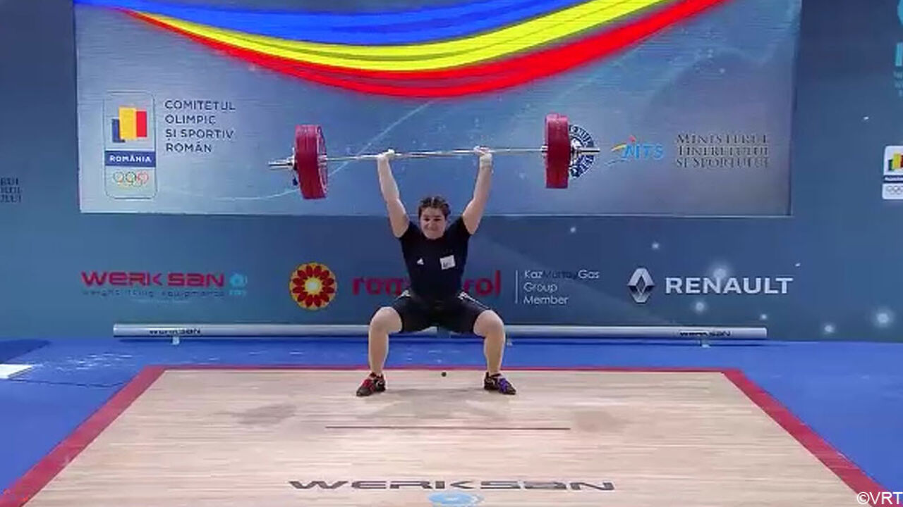 Anna Van Bellinghen komt 1 kg tekort voor podium op EK gewichtheffen ...