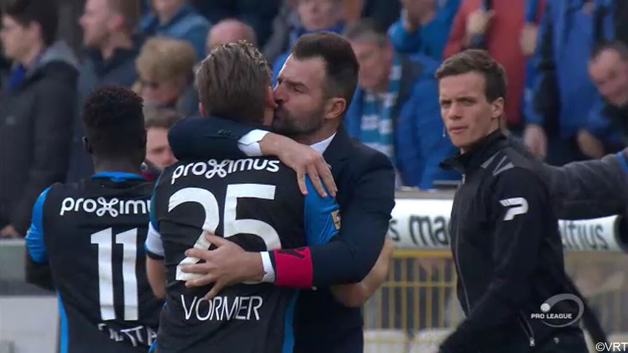 Leko bedankt Vormer met een kus: "Ik ben goed met de coach" | sporza