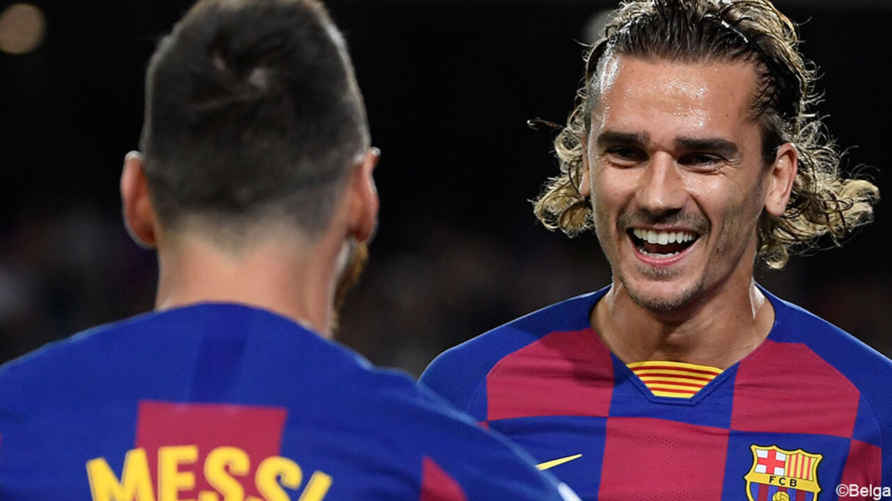 Messi lacht geruchten weg: "Heb geen enkel probleem met Griezmann" | sporza