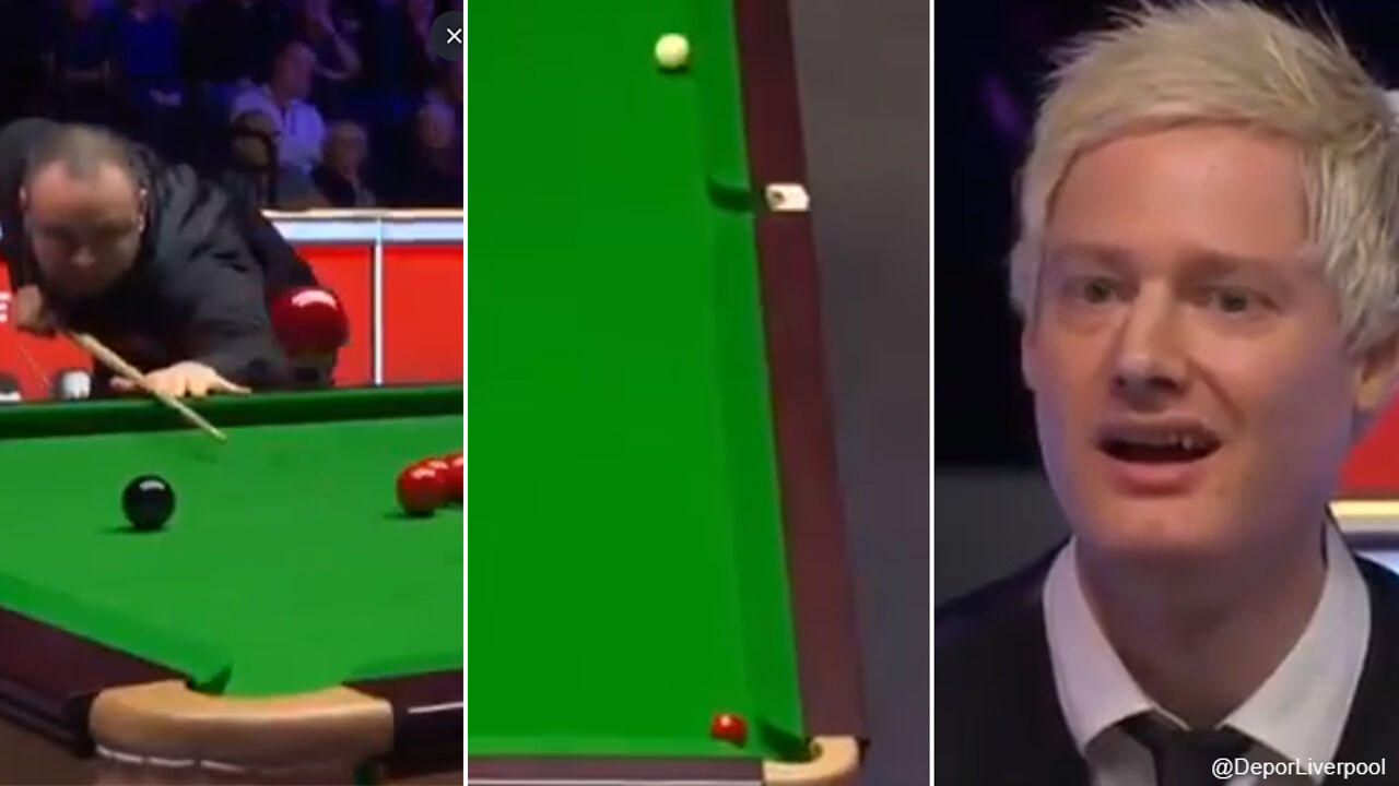 Wow! Neil Robertson gelooft zijn ogen niet na onwaarschijnlijk shot ...