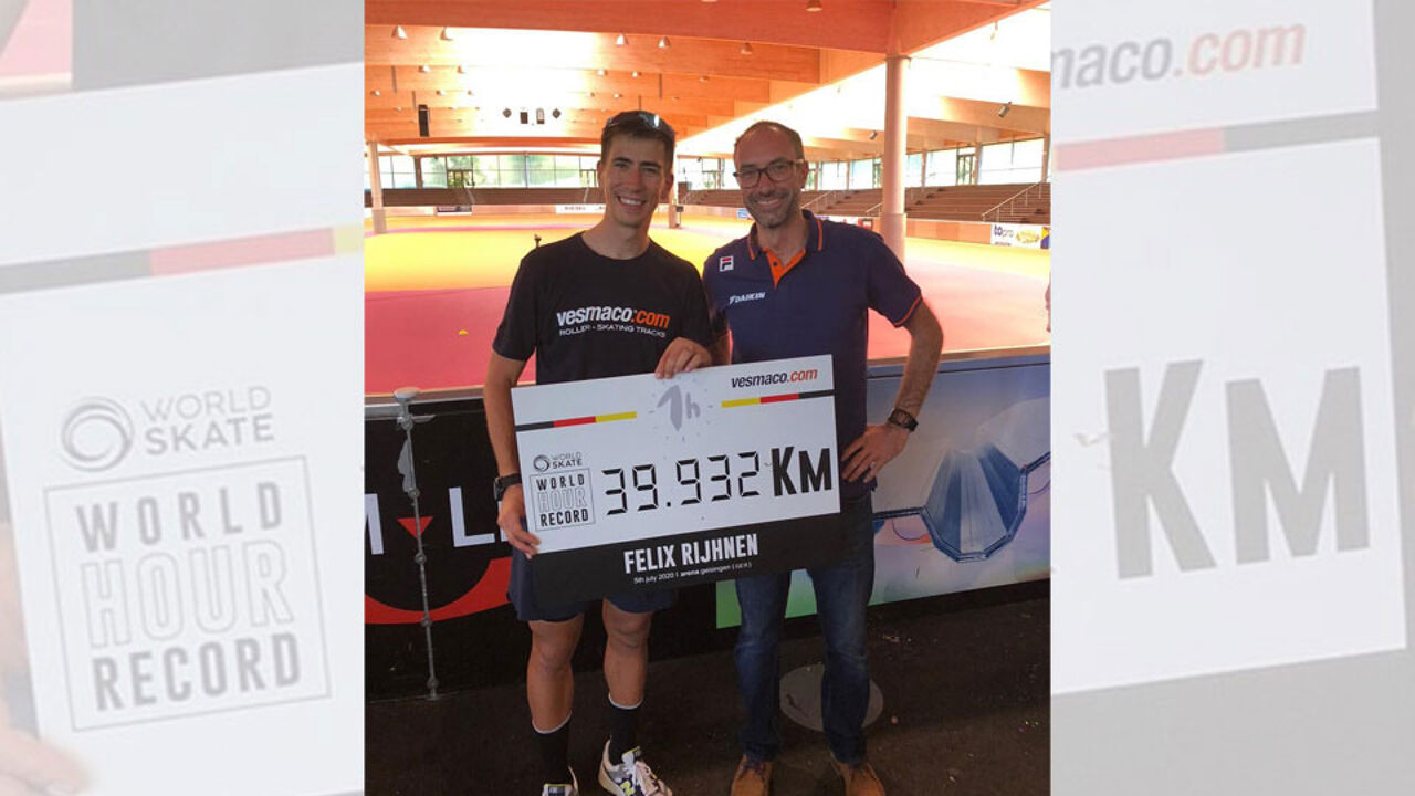 Frank Fiers verliest zijn werelduurrecord skeeleren aan de Duitser ...