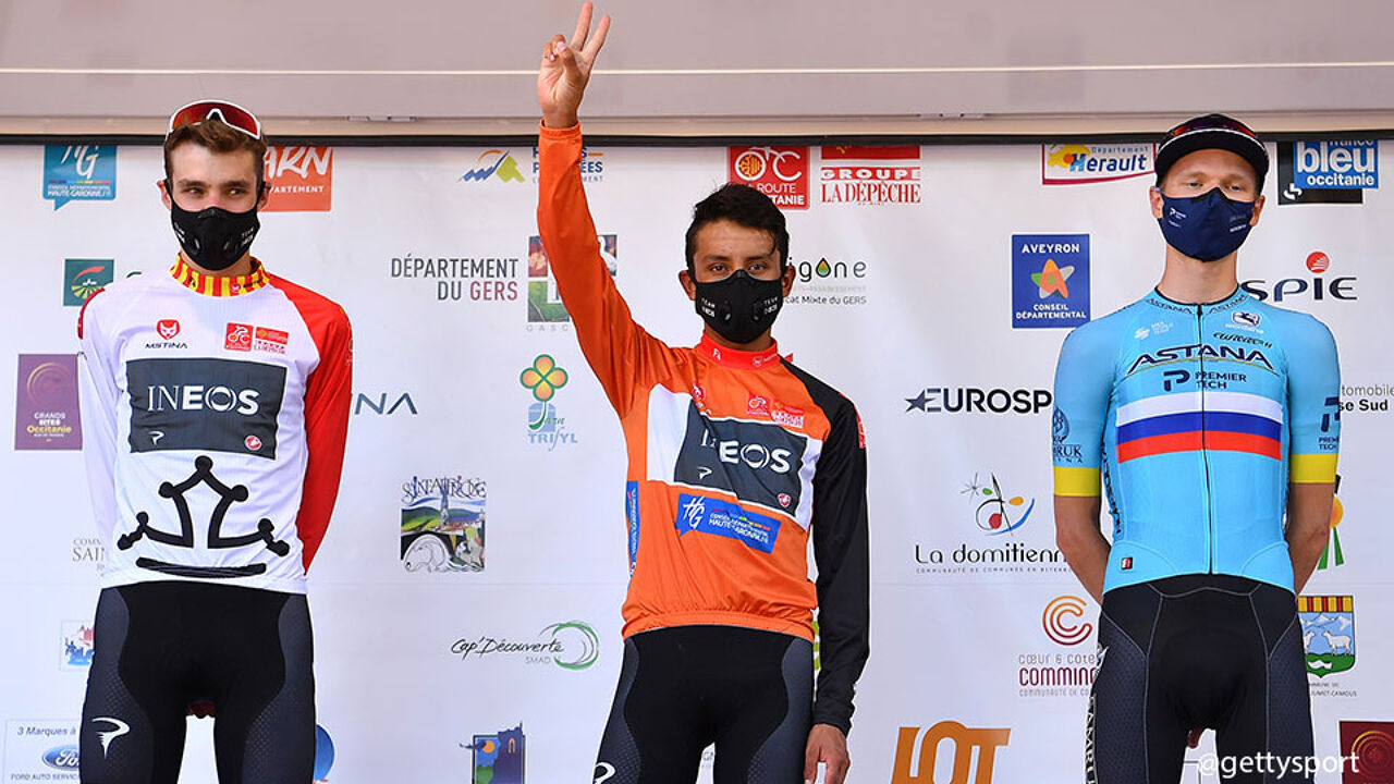 Egan Bernal wint meteen bij rentree: "Goeie training voor de Tour" | sporza