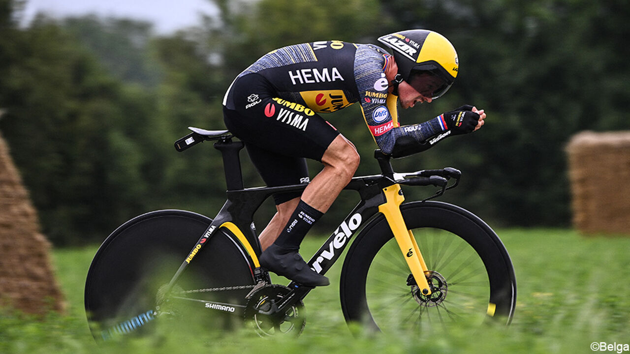 Gehavende Primoz Roglic na tijdrit: "Ik ben trots en ik zal blijven ...