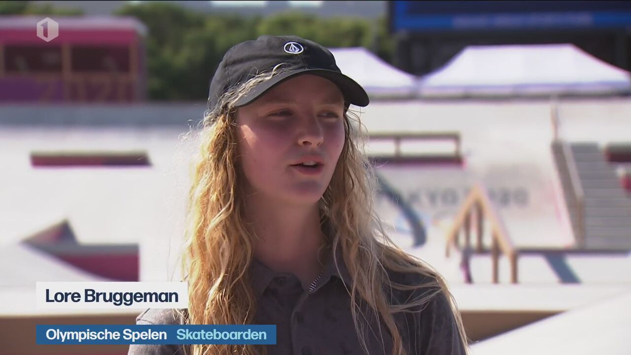 Lore Bruggeman skatet zonder stress in Tokio | sporza