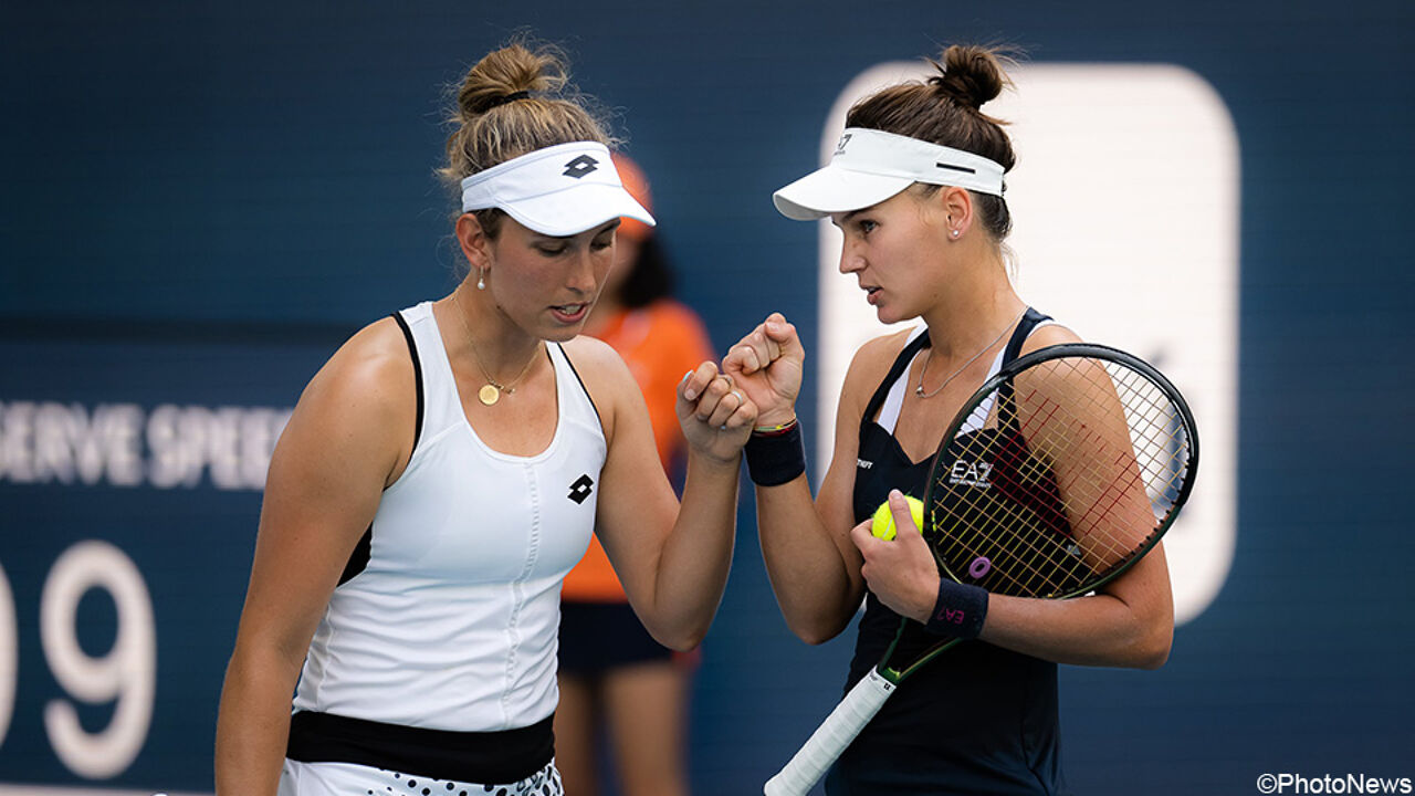 Elise Mertens en dubbelpartner stoten door naar halve finale op WTA ...