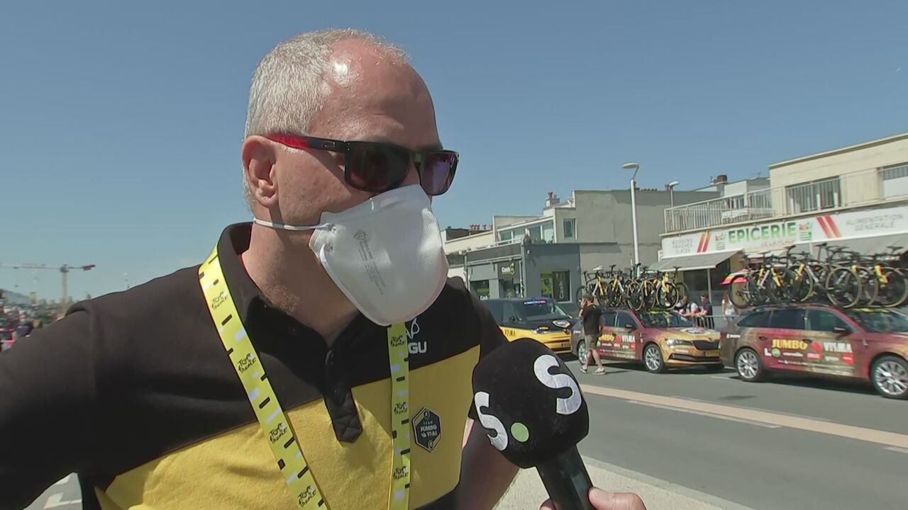 Jumbo-Visma-coach van Dongen: "Van Aert moet zich morgen aan het plan ...