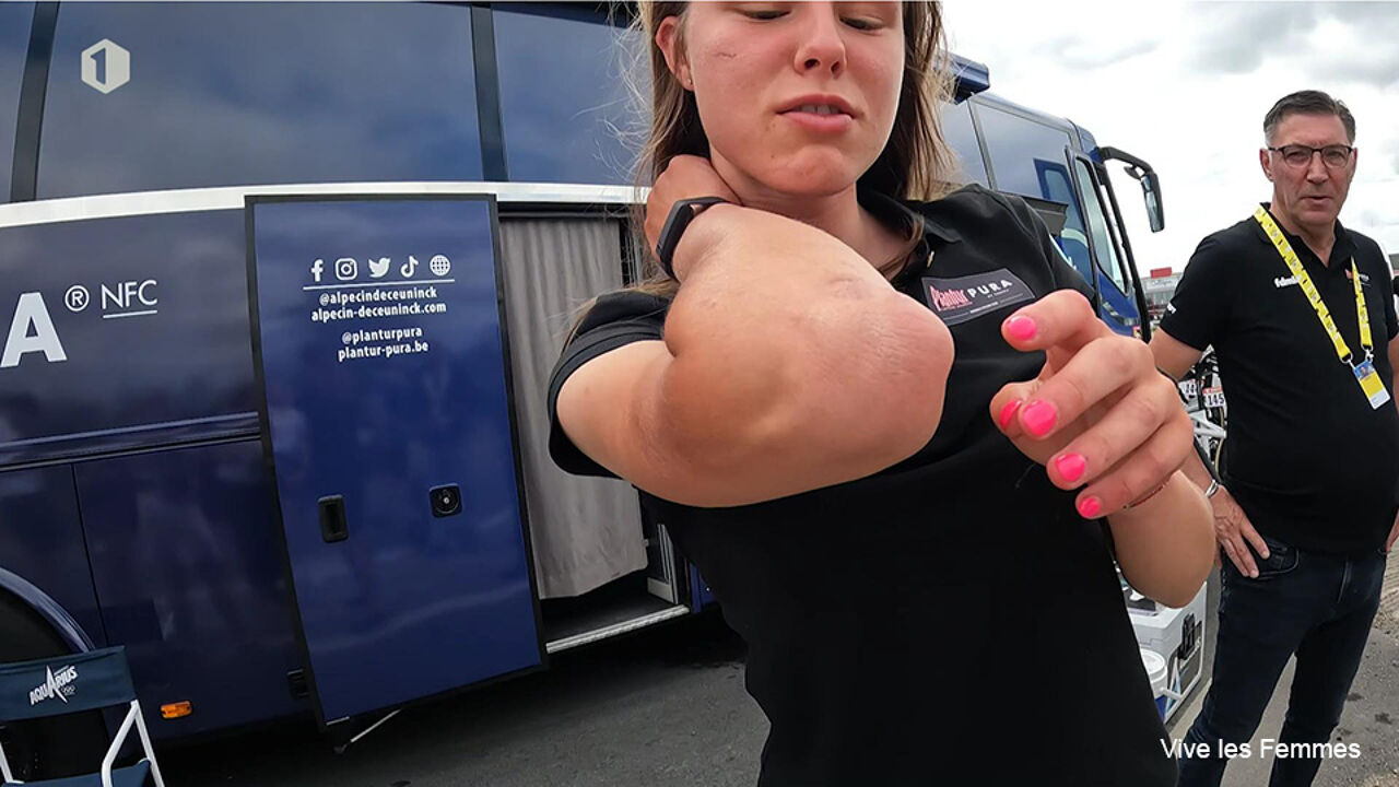 BEKIJK: Witte trui Julie "ook van Parijs-Roubaix" De Wilde over haar ...