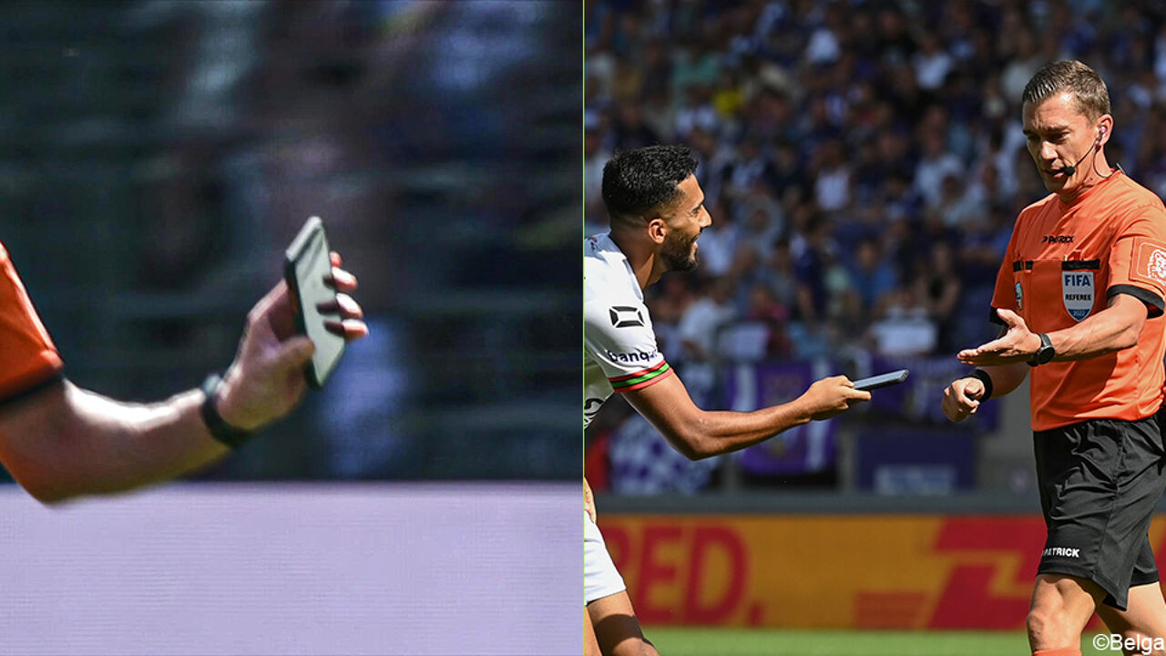 Hallo, met Lardot? Hilariteit in het Lotto Park: spel moet stilgelegd ...