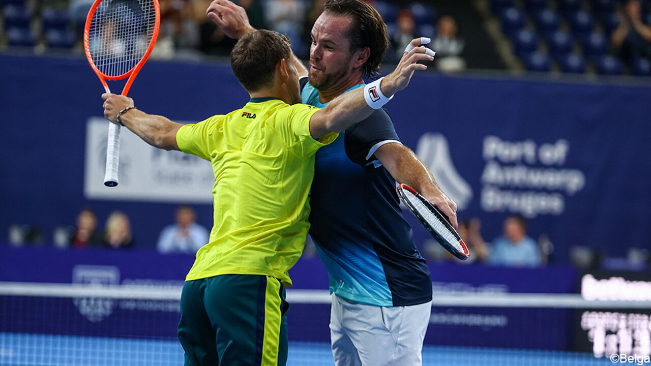 Xavier Malisse gaat eruit in kwartfinale van dubbel Antwerpen ...