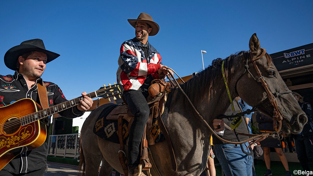 Ruiter Ricciardo steelt de show in Austin: "Donderdagen in de paddock ...
