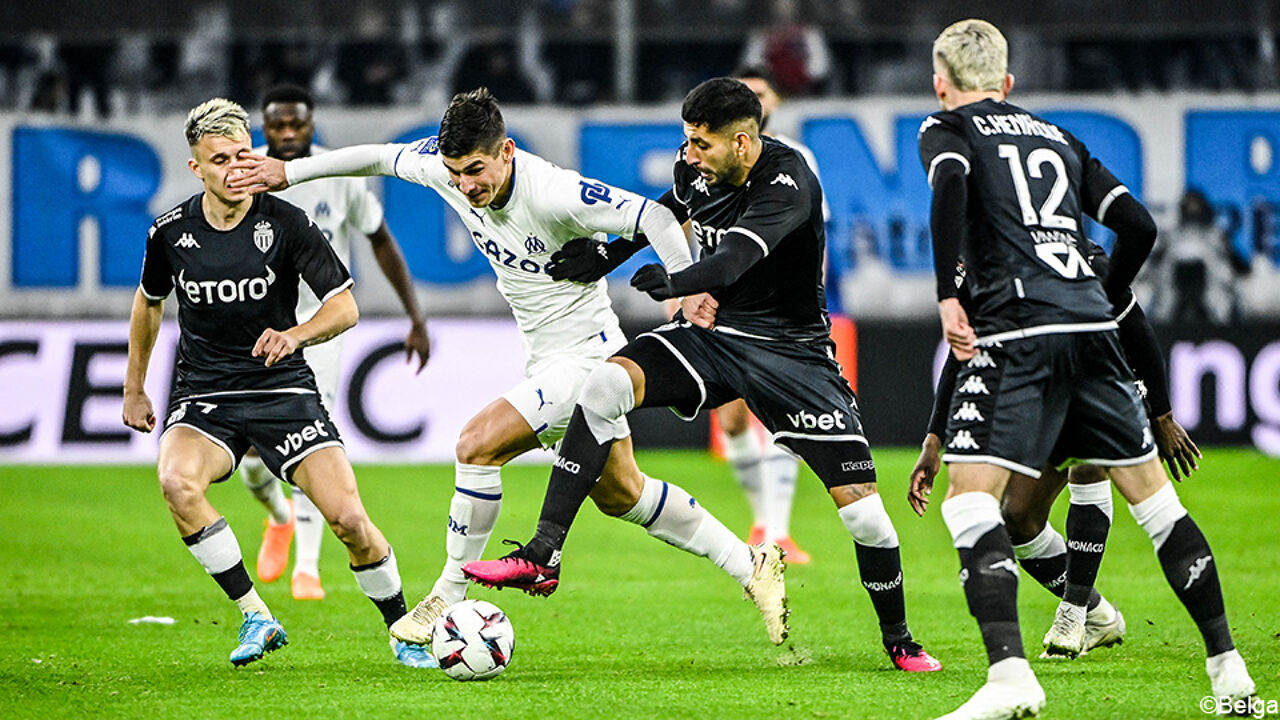 Marseille en Monaco delen de koek in Derby de la Mediterranée na match ...