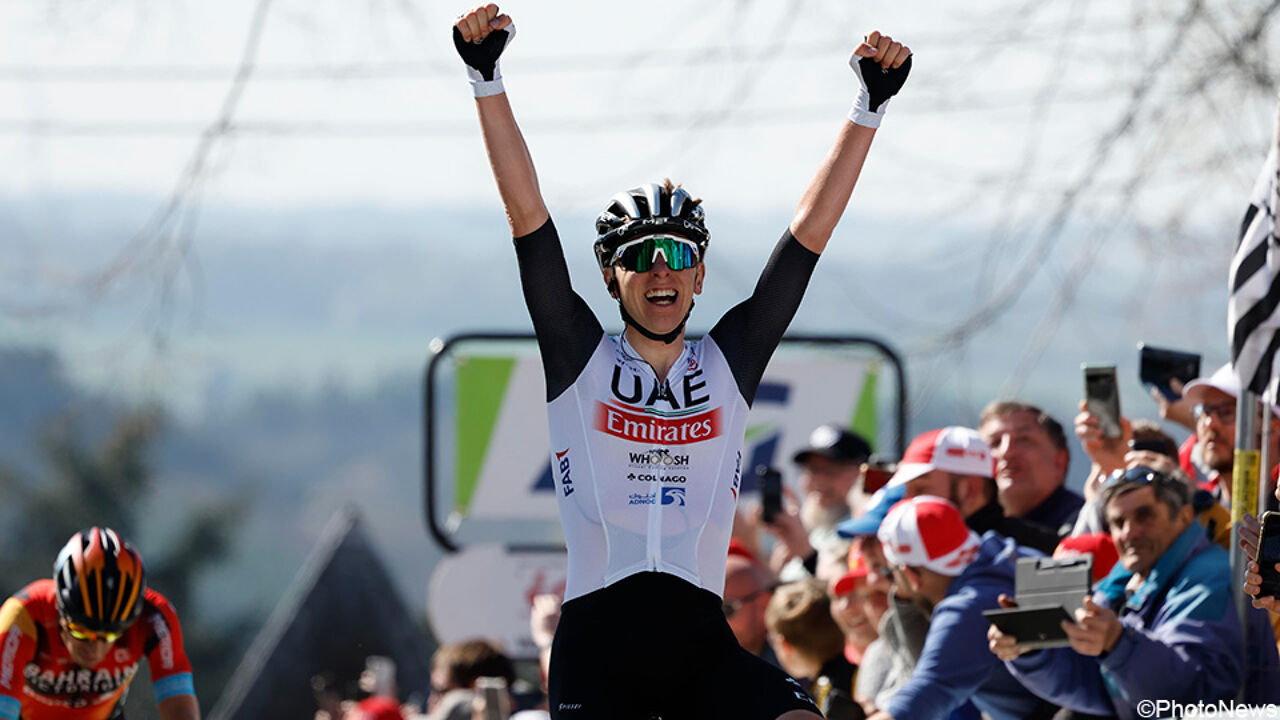 Veelvraat Pogacar vinkt Waalse Pijl af en denkt al aan Luik: "Ik ben ...