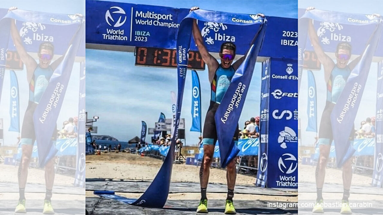 Sébastien Carabin schenkt België nieuwe wereldtitel in cross-duatlon ...
