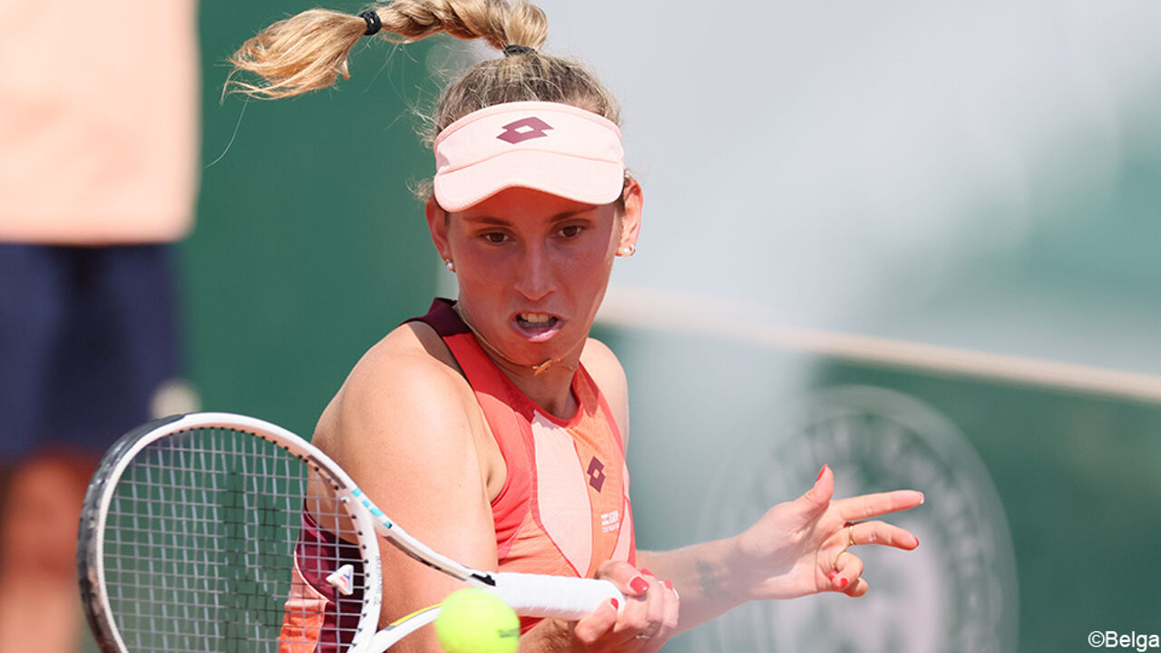 Elise Mertens zoekt nog naar het goeie ritme, maar bereikt de tweede ...