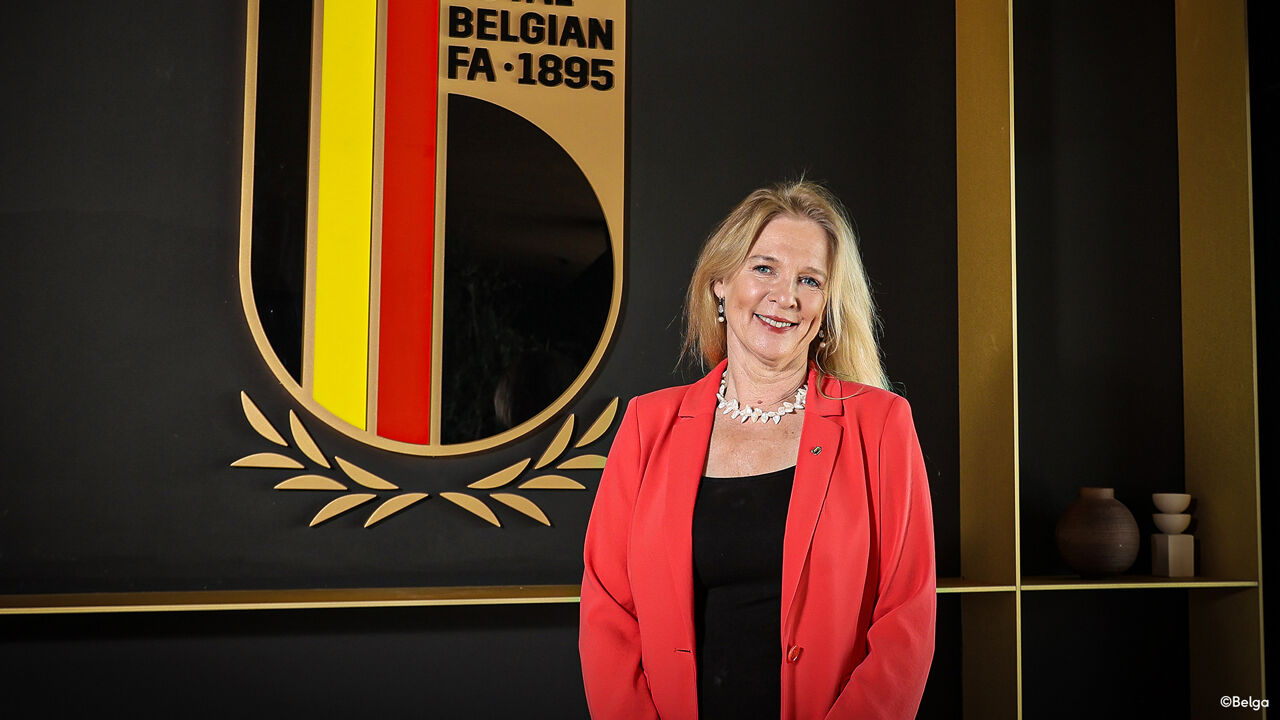 KBVB-voorzitter Pascale Van Damme: "Wij willen met voetbal steentje ...