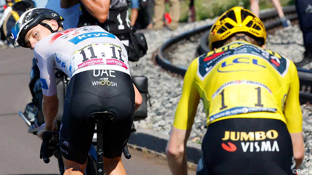 Pogacar blaakt van vertrouwen op de rustdag, Van Aert verkozen tot ...