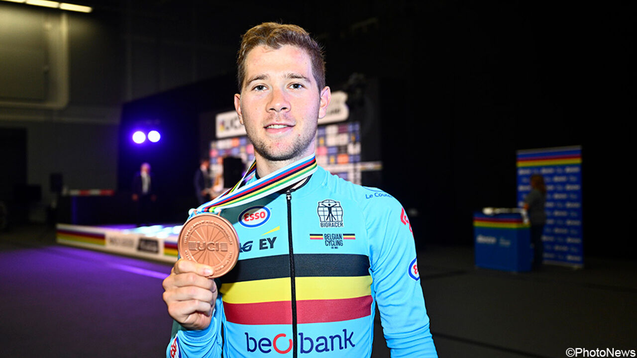 Fabio Van den Bossche knalt naar BRONS na beresterke puntenkoers op WK ...