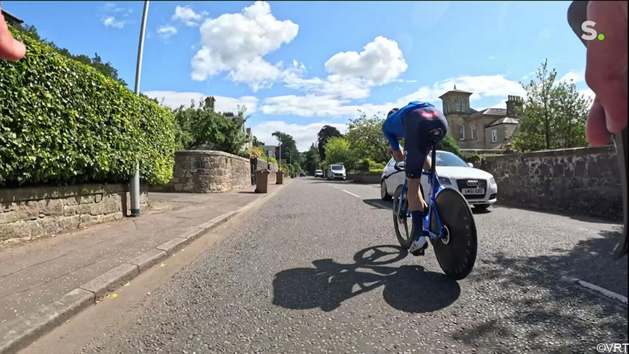 Verken het parcours van de WK-tijdrit (met Filippo Ganna als onverwachte derny) | sporza