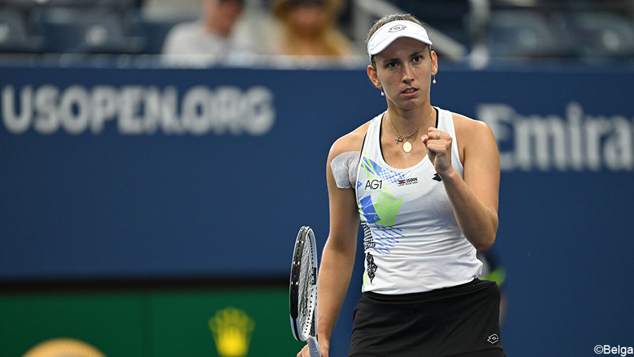 Ook Danielle Collins maakt kennis met Elise Mertens en haar comeback ...