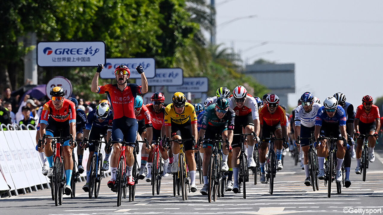 Oude vos Elia Viviani toont in China nog eens zijn snelle benen, Arnaud ...