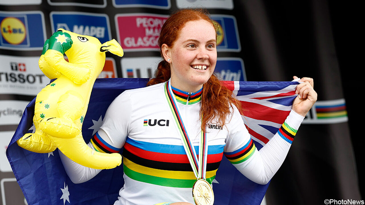Felicity Wilson-Haffenden, wereldkampioene tijdrijden bij de junioren ...