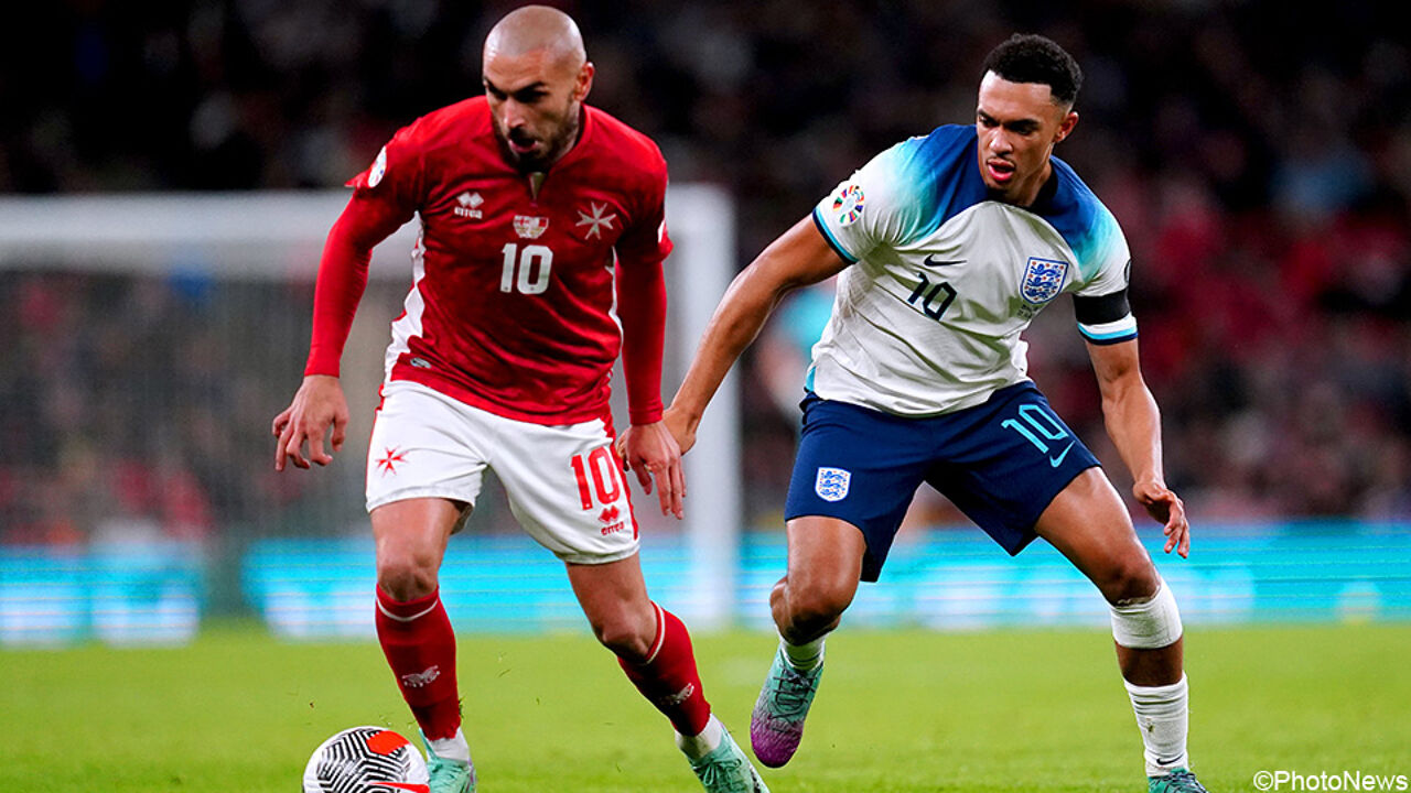 Engeland houdt het sober tegen het Malta van Teuma, Kane maakt 62e ...