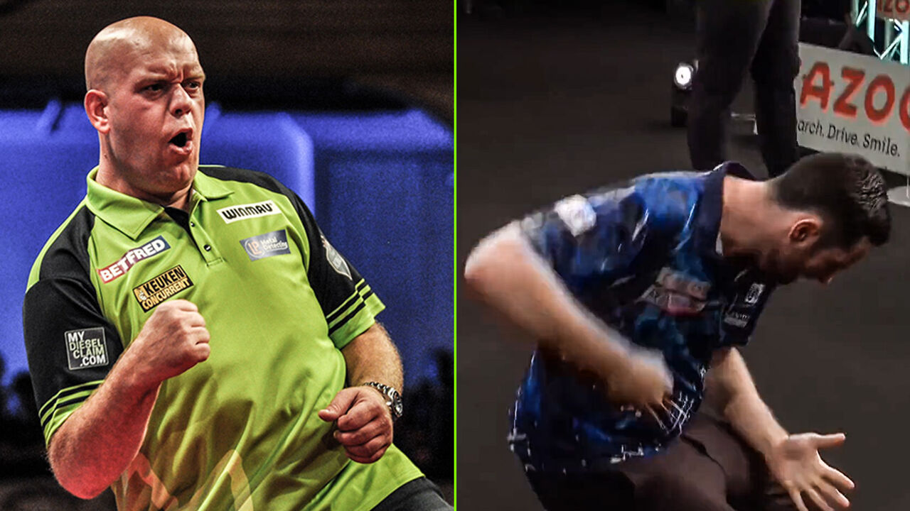 BEKIJK: Humphries overleeft ninedarter van Van Gerwen en pakt titel op ... BEKIJK: Humphries overleeft ninedarter van Van Gerwen en pakt titel op ...