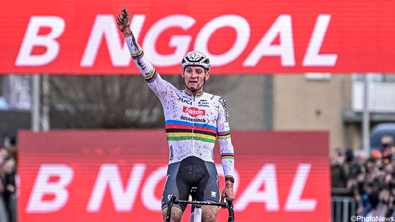 Mathieu van der Poel ontsnapt aan herrie in Hulst en wint autoritair de ...