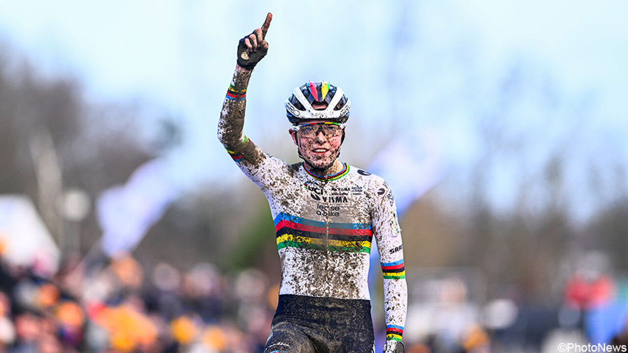 Fem van Empel wint partijtje modderworstelen met Lucinda Brand | sporza