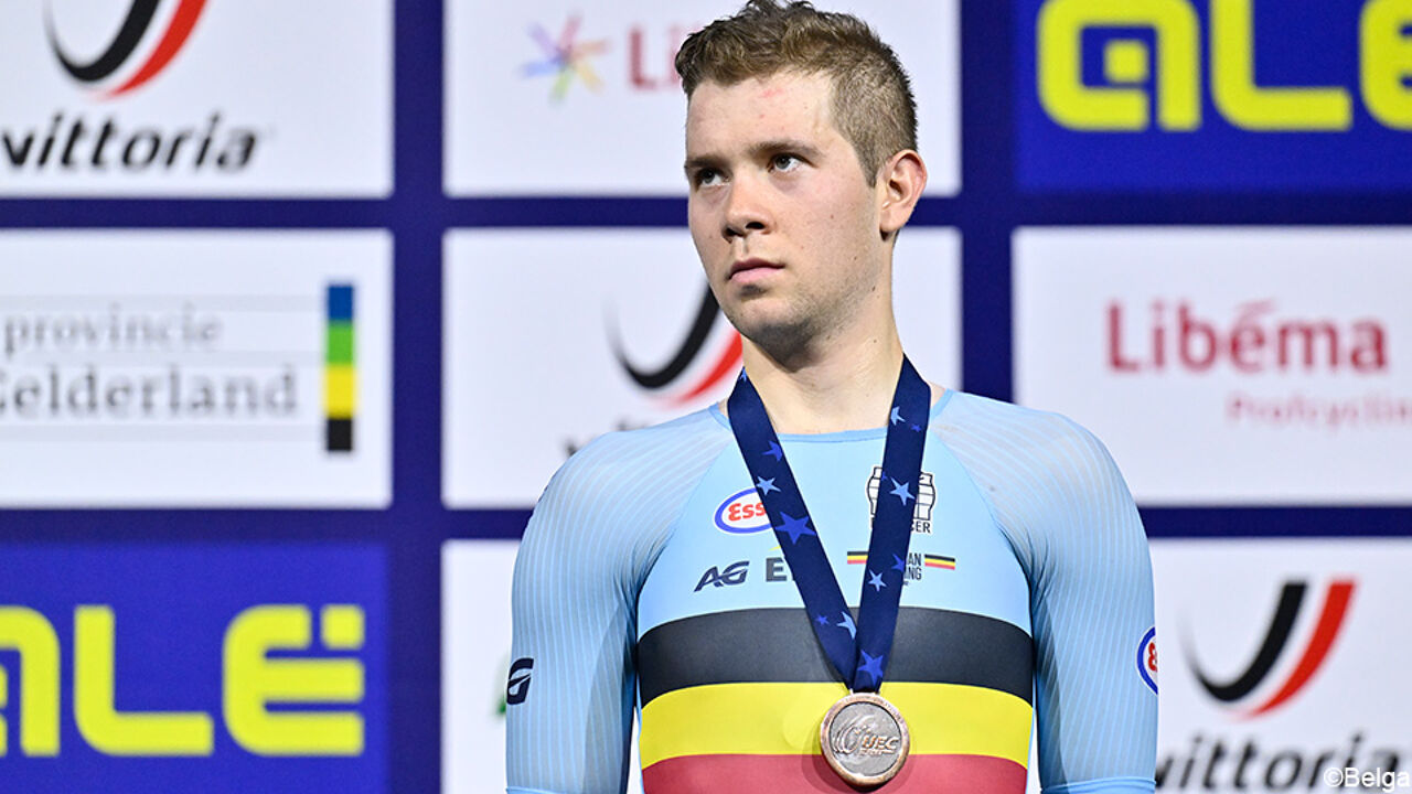 Fabio Van den Bossche "kan wel leven" met brons in omnium: "Wou vol ...