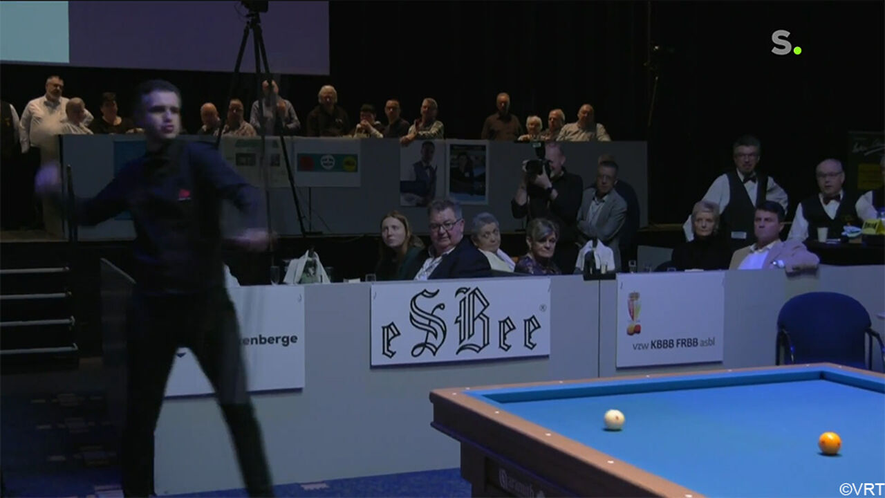 Biljartlegende Raymond Ceulemans ziet kleinzoon Peter eerste Belgische titel driebanden ...