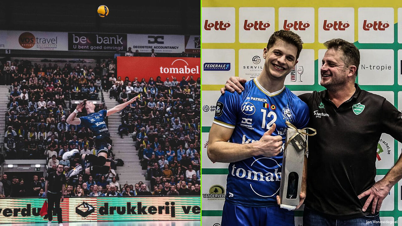 BEKIJK: Roeselare-speler Seppe Rotty haalt verwoestend uit met 7 (!) aces op rij tegen Achel ...