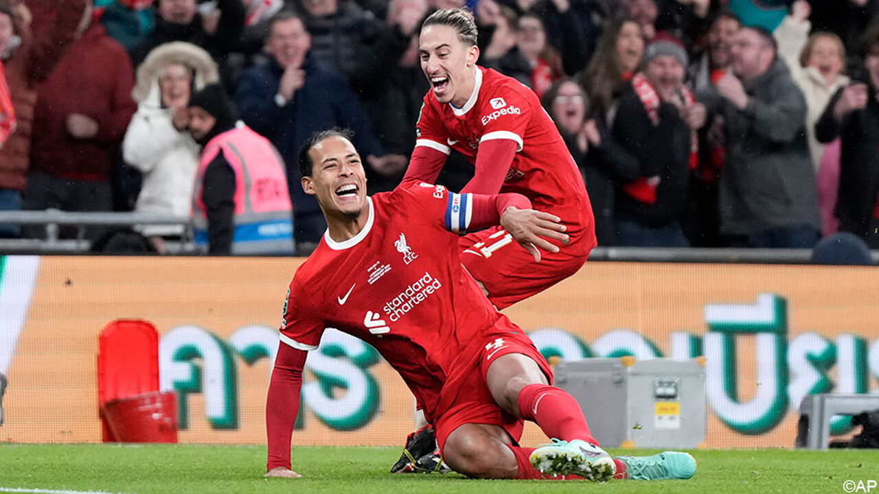 Kopbal van Virgil van Dijk bevrijdt Liverpool in verlengingen in League ...
