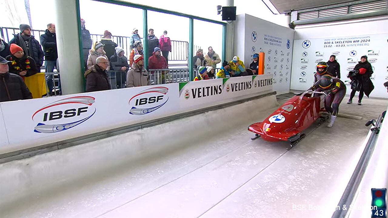 Belgisch duo wordt 18e op WK bobslee, Duitsers palmen in Winterberg het ...