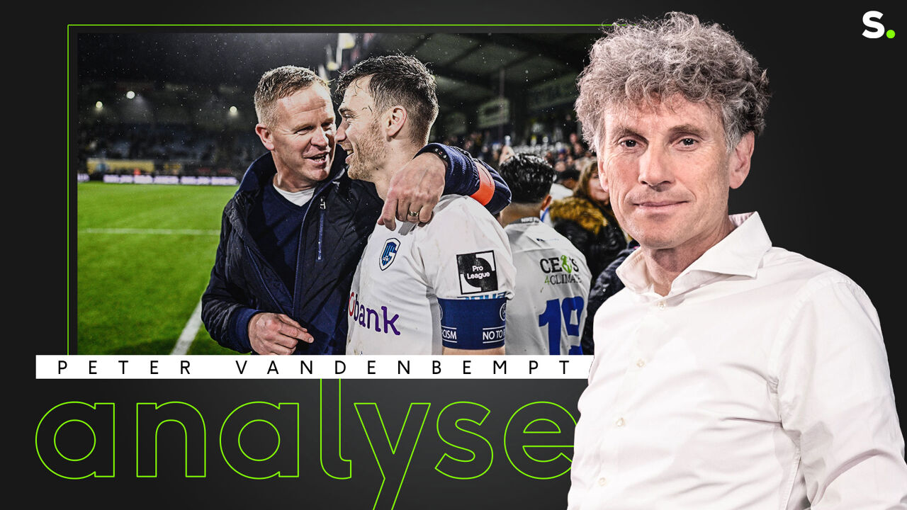Peter Vandenbempt zag: "Een heel pijnlijk moment op het einde van een mooie en spannende ...