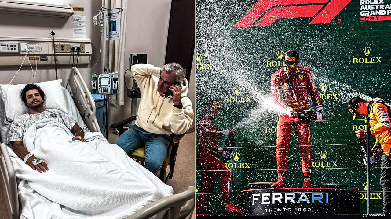 "Smooth operator" Carlos Sainz in 2 weken van operatietafel naar de ...