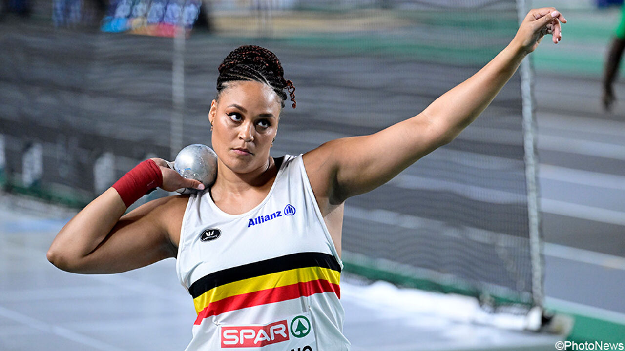 Kogelstootster Jolien Boumkwo mikt op Spelen in Parijs met nieuwe ...