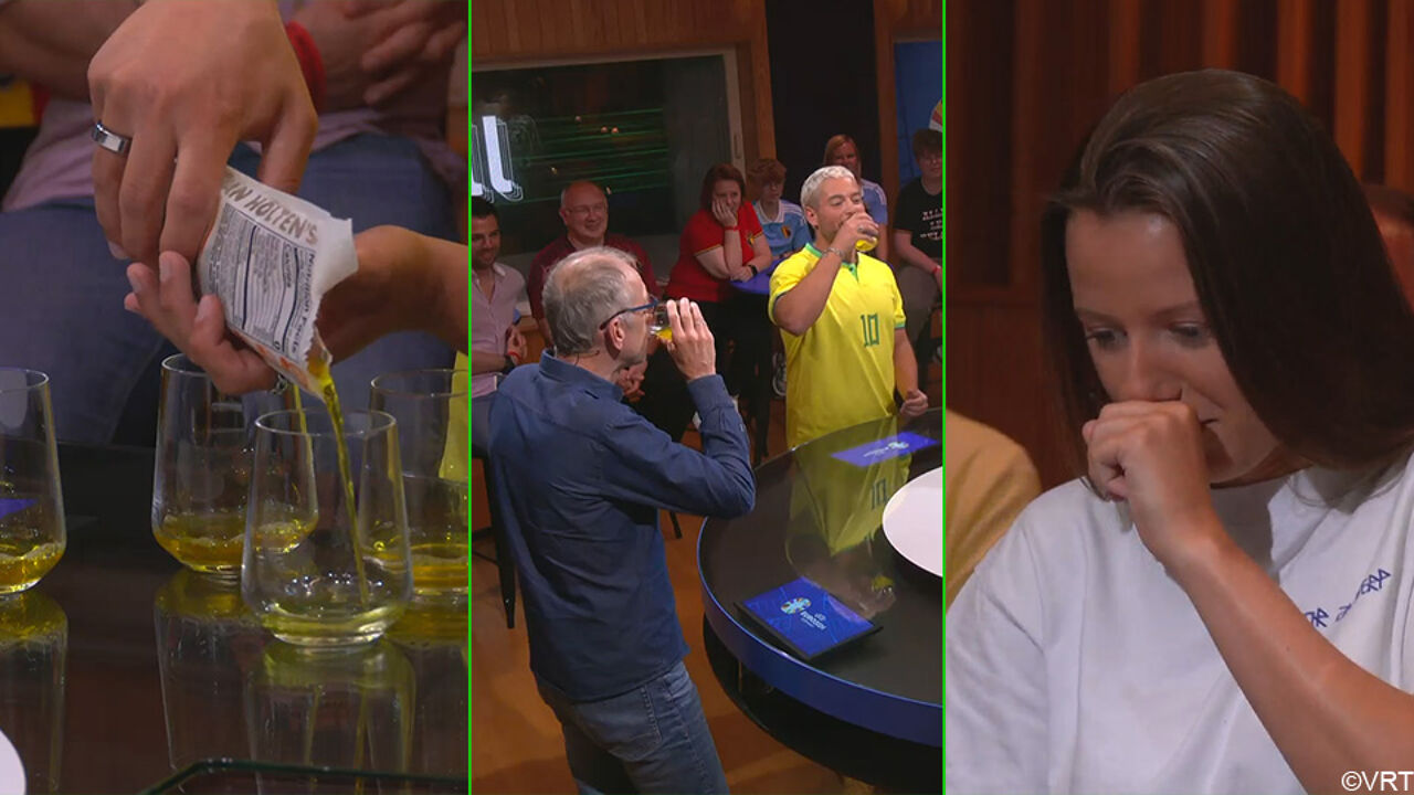 "Amai, dat stinkt" - Dat is fussball proeft augurkensap, maar het ...