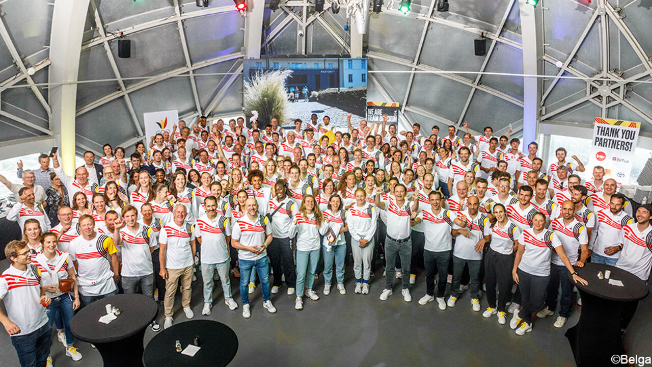 IN BEELD - Team Belgium scherpt groepssfeer aan voor Spelen ...
