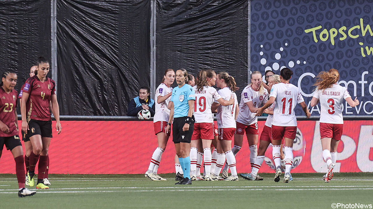 Red Flames verliezen belangrijk duel tegen Denemarken | sporza