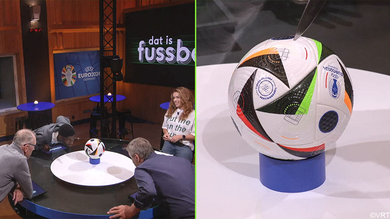 VIDEO - Is het een cake of is het de échte EK-bal? Dat is fussball test ...