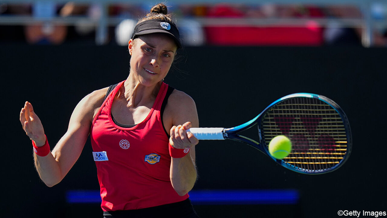 8e reekshoofd Anna Bondar is te sterk voor Belgische Marie Benoit op ...