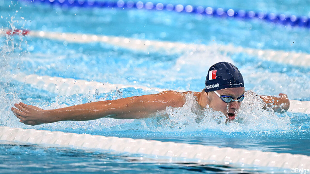 Marchand stoot door op 200m vlinderslag, wereldkampioen haalt het niet | sporza