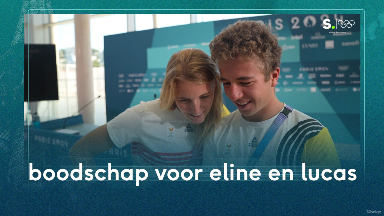 Sebbe Godefroid verrast zijn poulain Lucas Claeyssens met boodschap ...