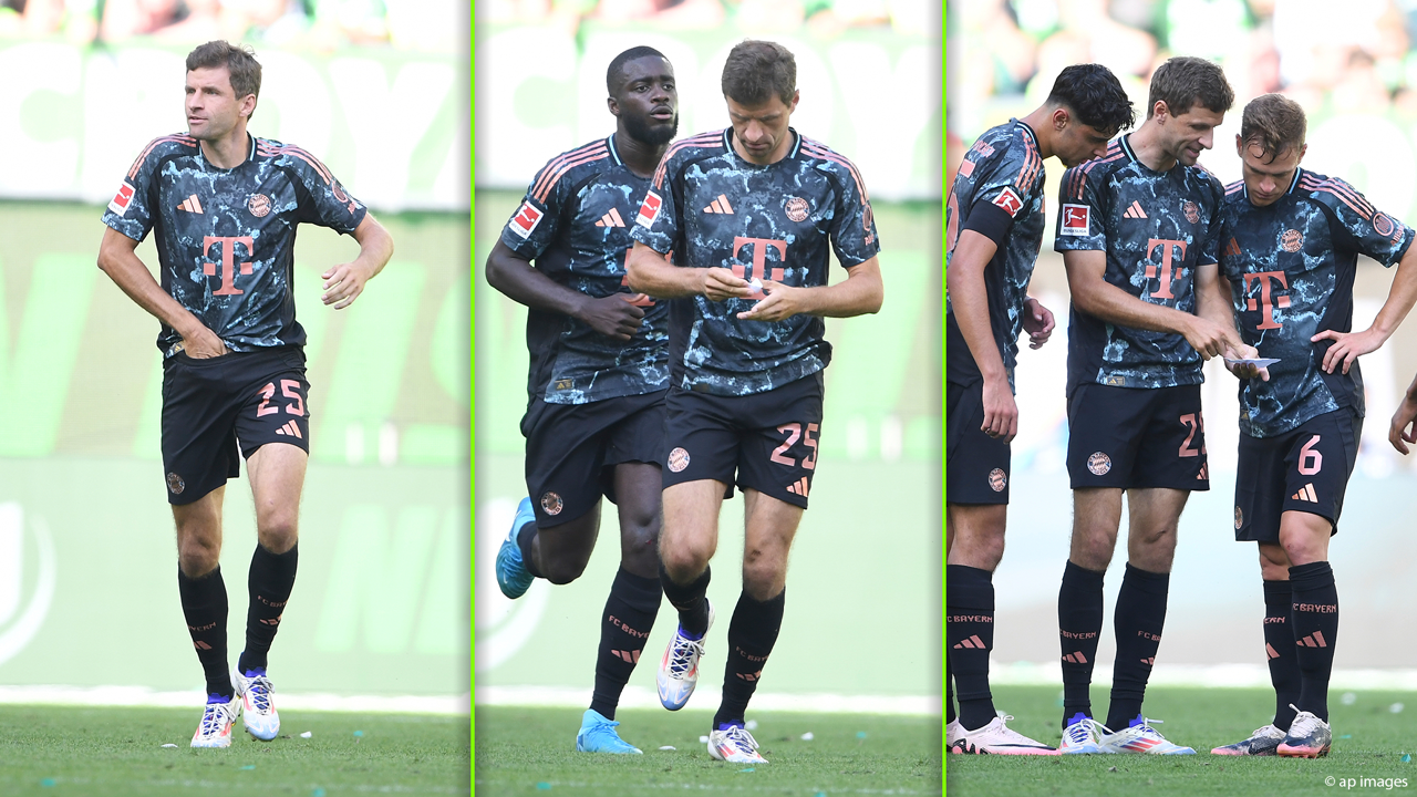 Hét moment van zijn debuutmatch? Müller tovert Kompany's aanwijzingen ...