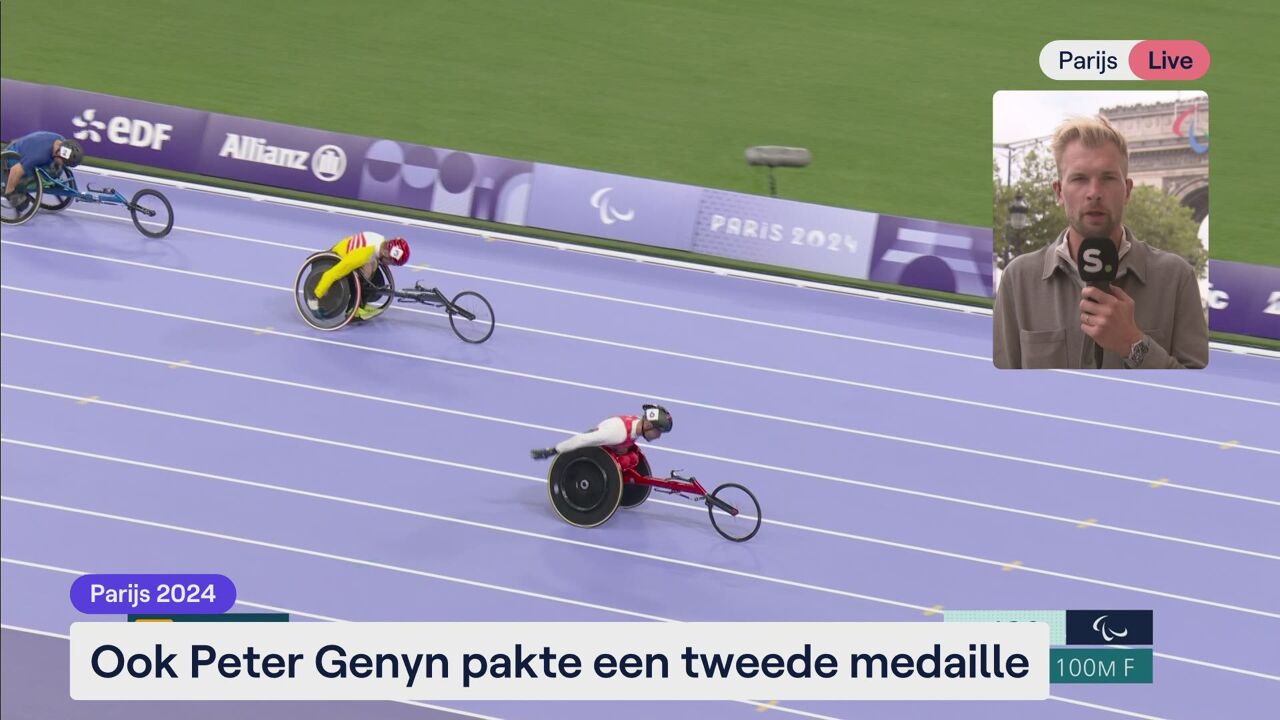 VIDEO - Peter Genyn pakt zijn tweede medaille: "Ik ga blij zijn dat ik mijn pak friet nog eens ...