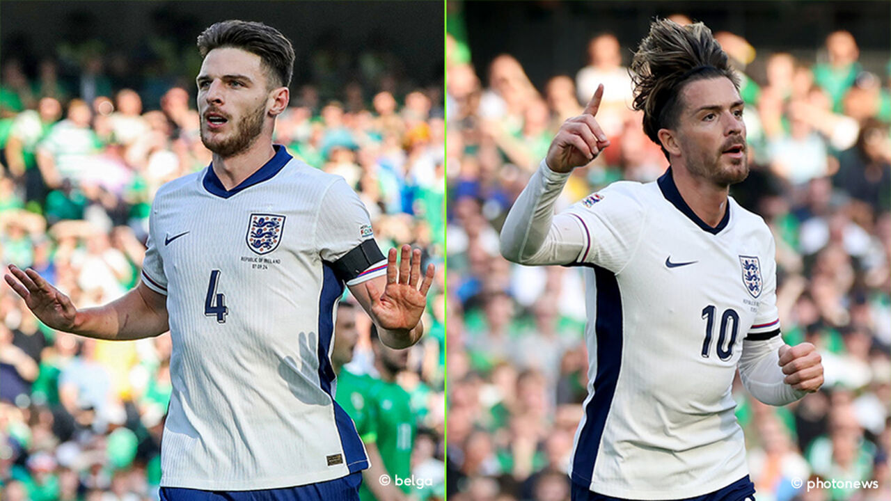 Calm vs. full of life: Declan Rice and Jack Grealish whistle for ...