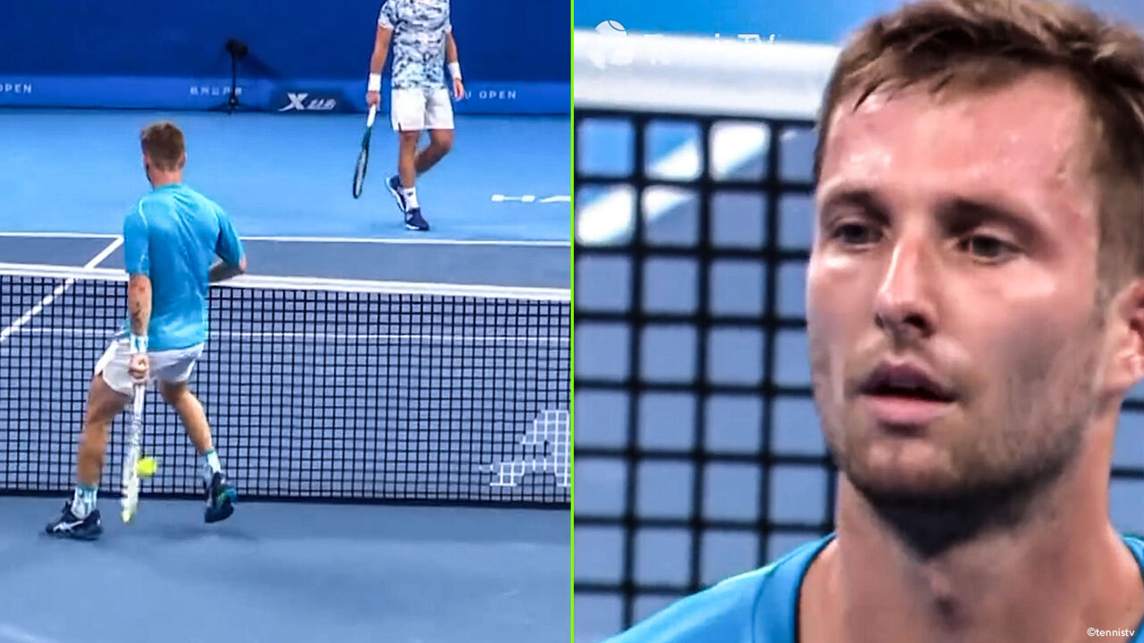 VIDEO - Hét tennispunt van het seizoen? Corentin Moutet doet (eigen ...