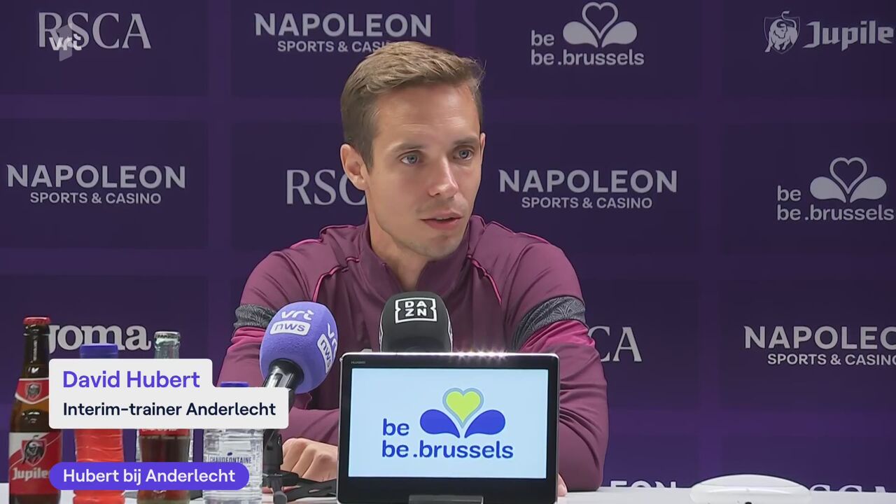 VIDEO - Interim-trainer David Hubert is klaar voor match | sporza