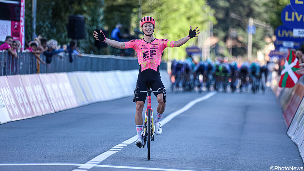 Neilson Powless rondt sterke solo af in Gran Piemonte voor eerste zege ...